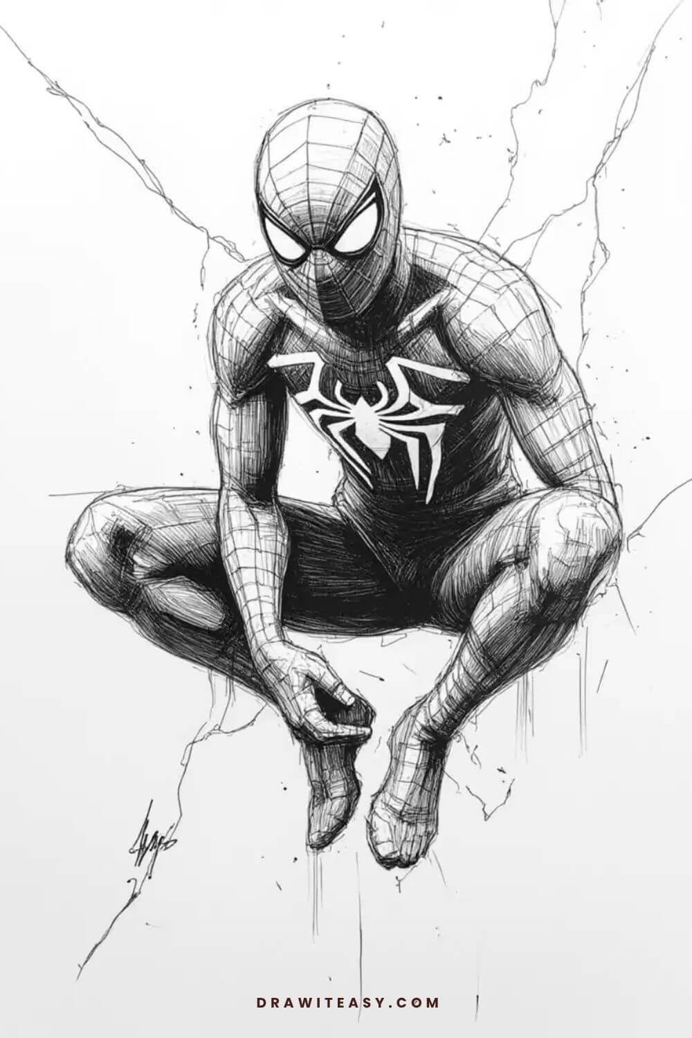 16 Spider Man Drawing Ideas to Boost Your Creativity and Sketch With ...